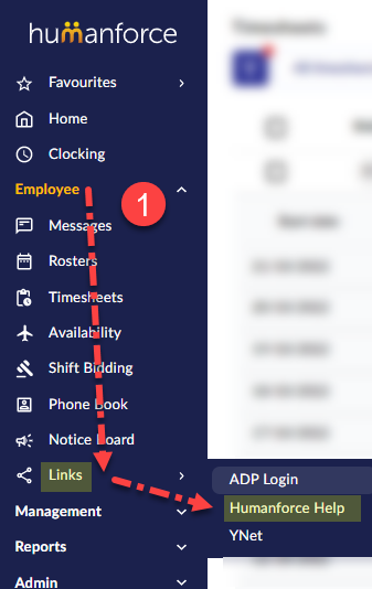 Login and Basic Navigation in Humanforce (web) (Note: only required if you plan to use the web ...