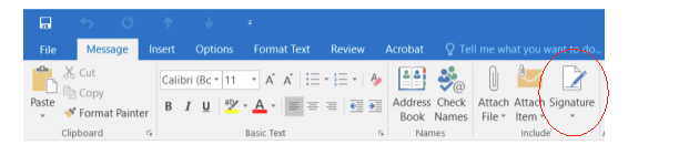 Y Victoria Email Signature Instruction – YMCA Victoria